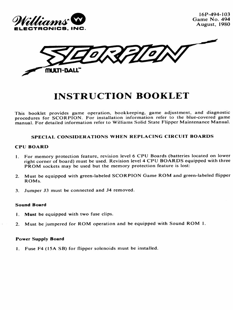 Scorpion Op | PDF