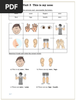 My Body - Grade 1 | PDF