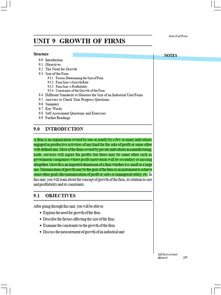 Unit 3 Industrial Economics | PDF | Factors Of Production | Labour ...