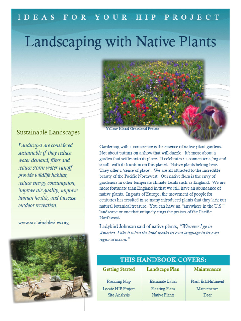 B - Landscaping With Native Plants 2019 Min | PDF | Mulch | Soil