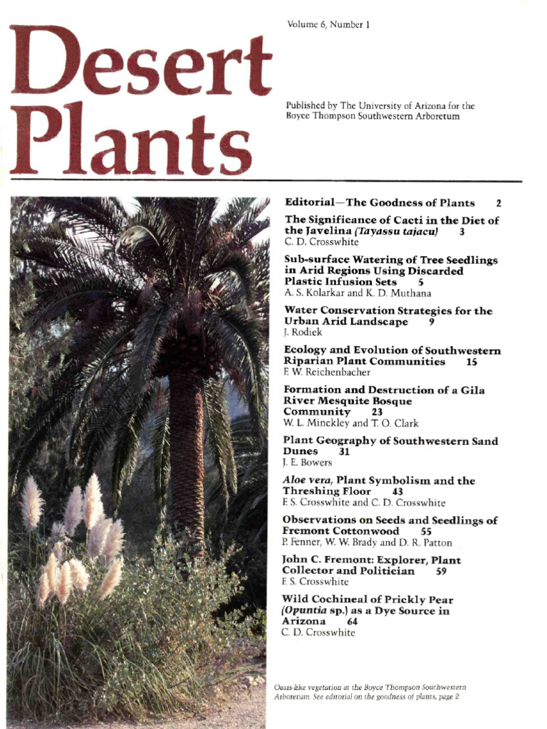 Desert Plants - Manualzz | PDF