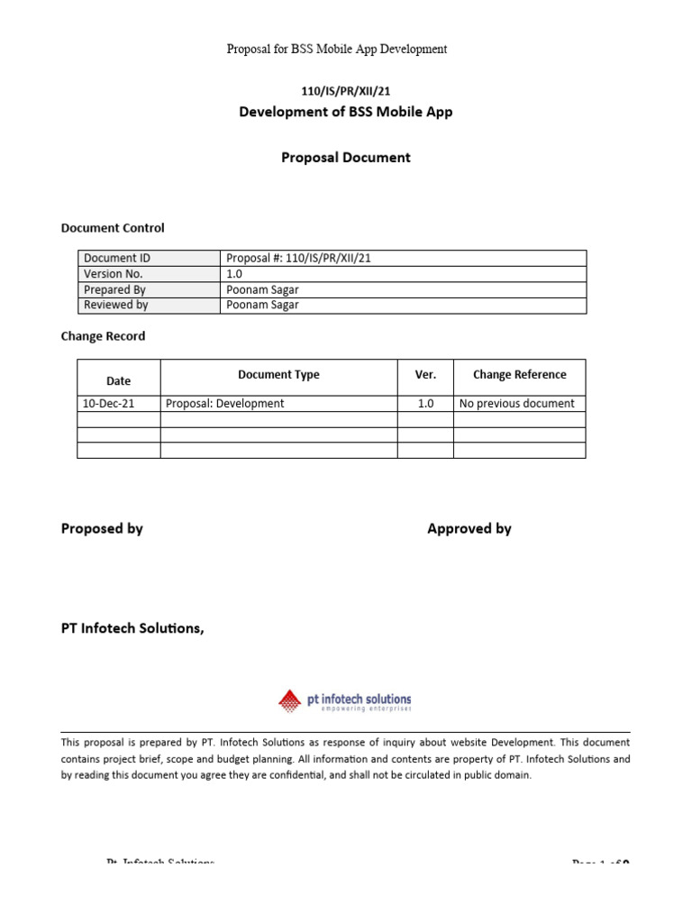 BSS Recruitment App Proposal | PDF | Mobile App | Software Engineering