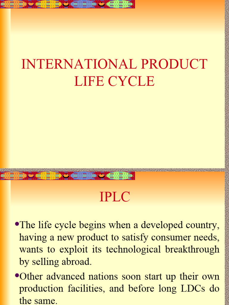 International Product Life Cycle Stages | PDF | Demand | Innovation