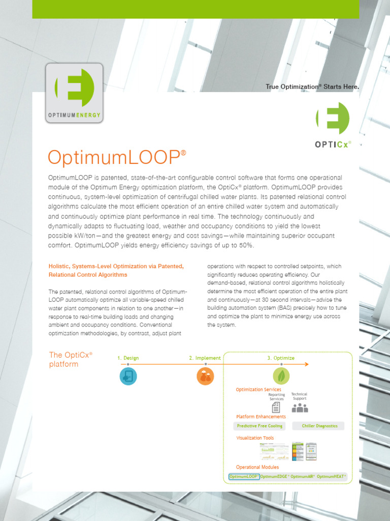 OptimumLOOP Data Sheet 1 | PDF | Building Automation | Mathematical ...