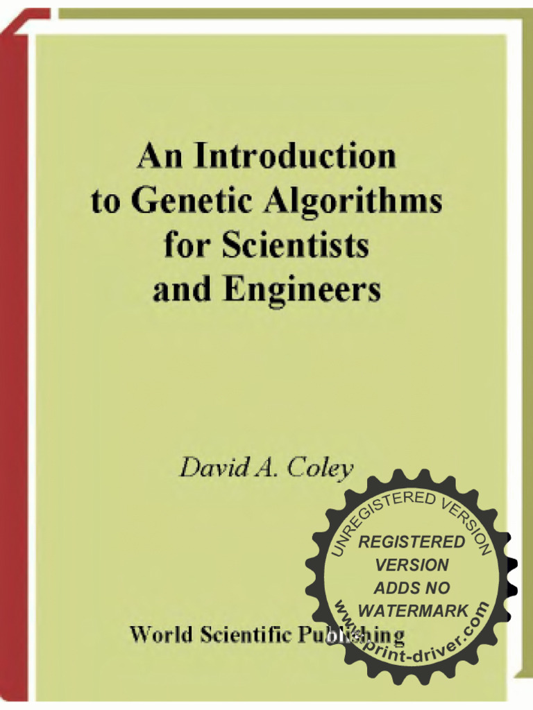 An Introduction To Genetic Algorithms For Engineers and Scientists | PDF
