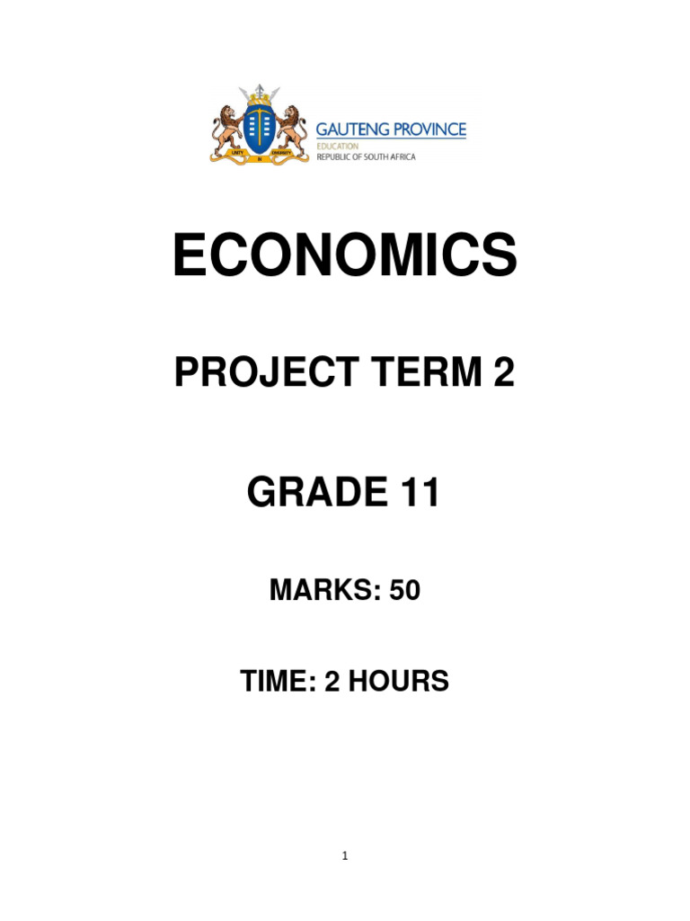Grade 11 Project 2021 - t2-1 | PDF | Demand | Elasticity (Economics)