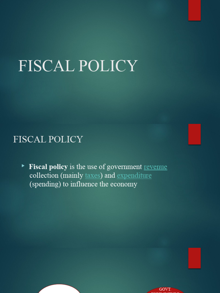 Fiscal Policy | PDF | Fiscal Policy | Taxes