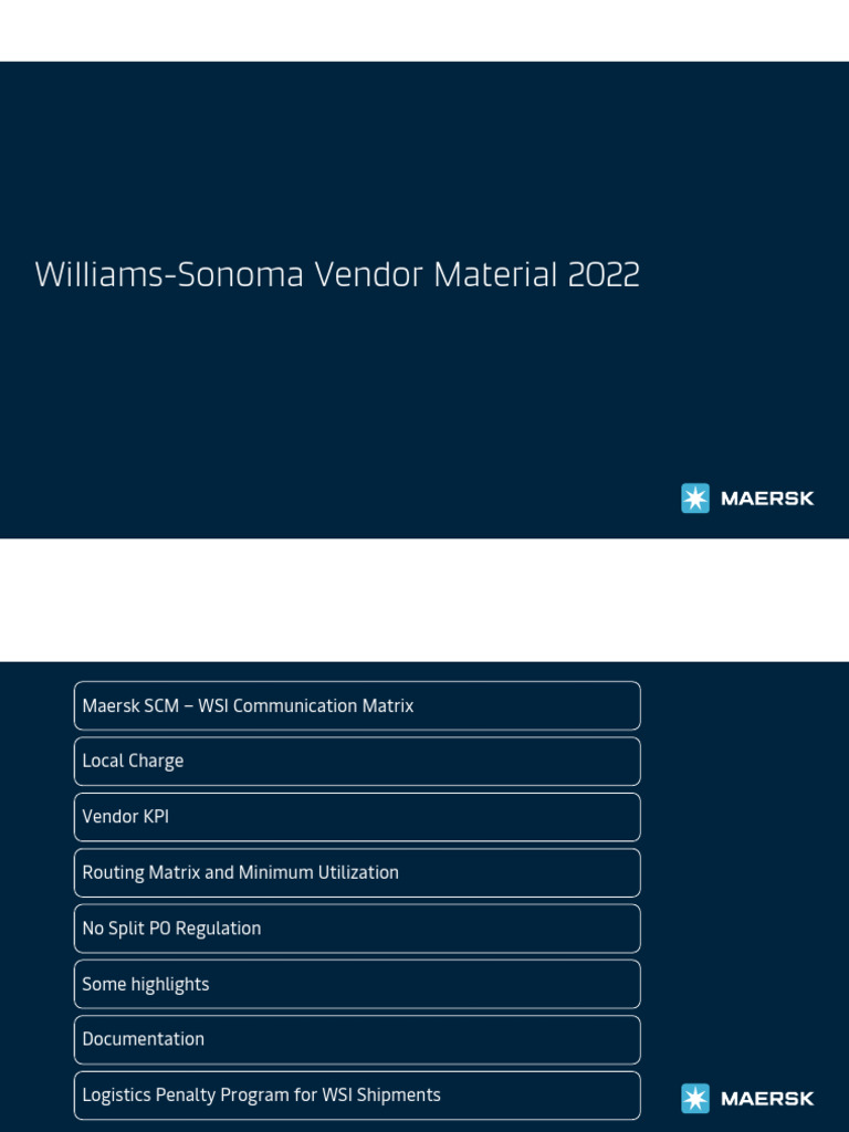 WSI Operation Material 2022 PPT in PDF-IDN5CG9415GNH | PDF | Pallet | Cargo