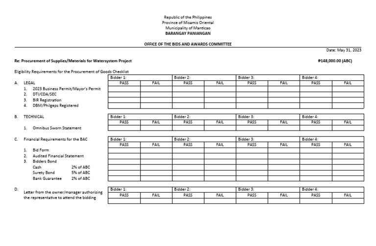Eligibility Pass Fail Form | PDF | Financial Services