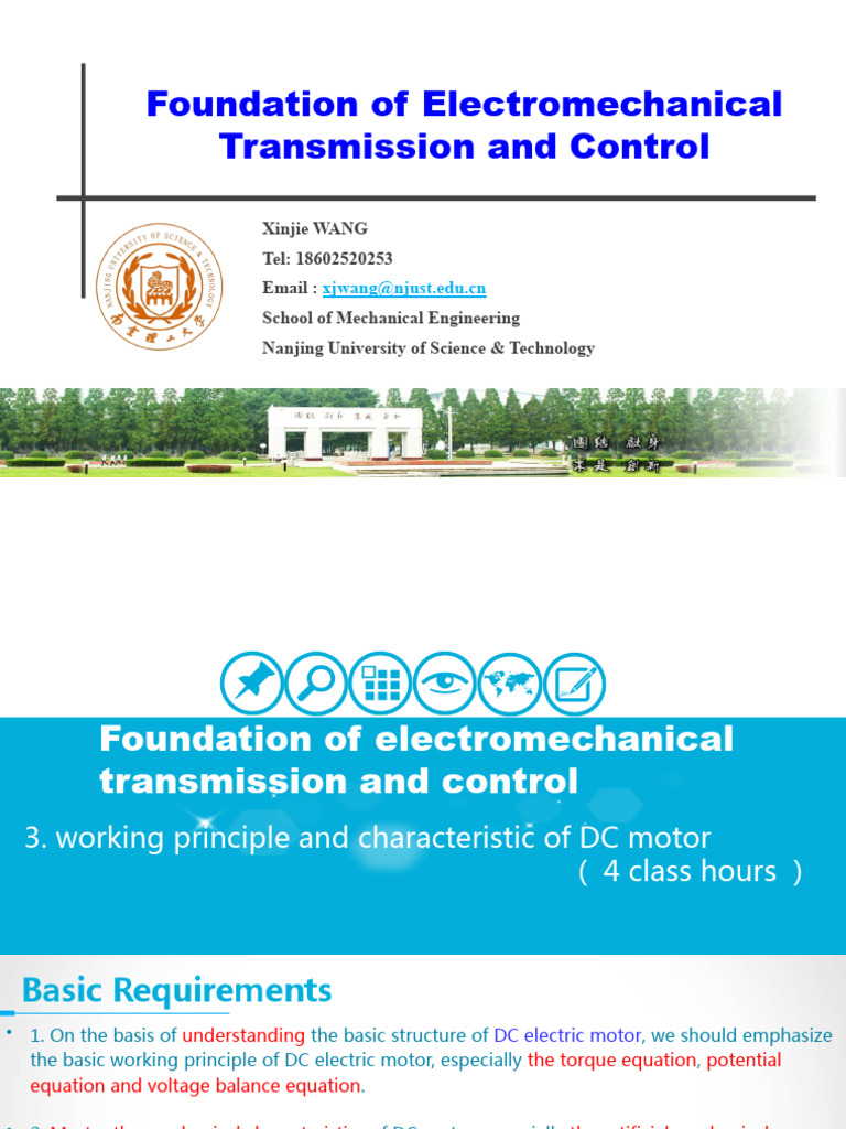 3 Working Principle and Characteristic of DC Motor | PDF | Electric ...