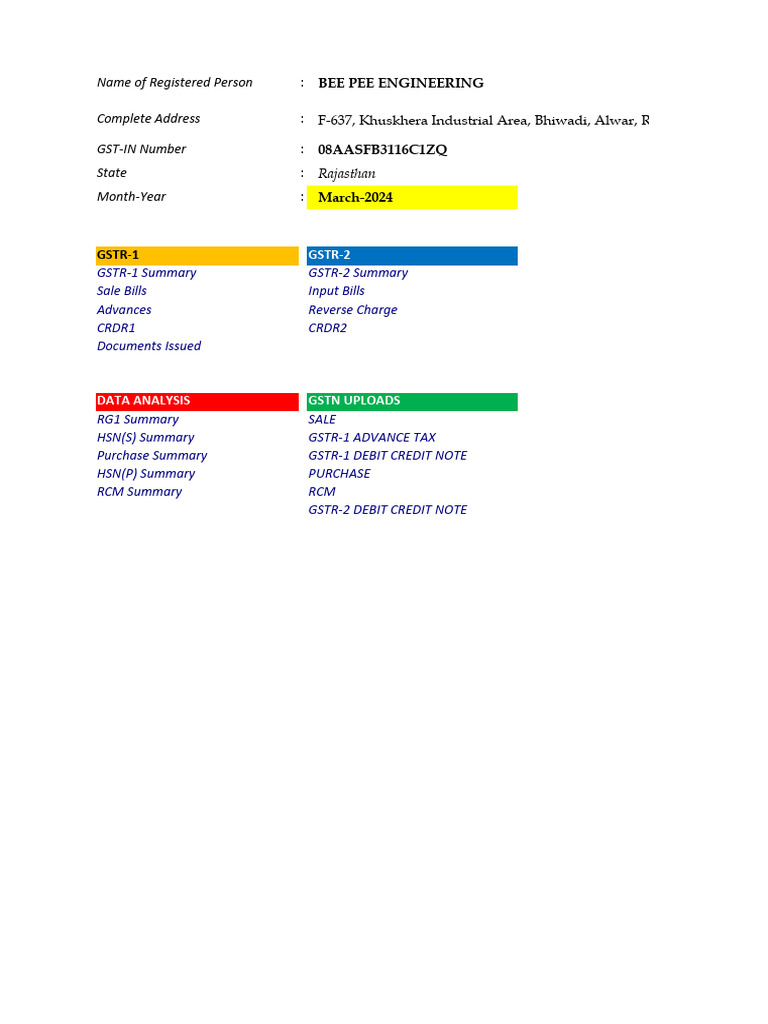 BPE (Raj) 2024-03 | PDF | Invoice | Taxes