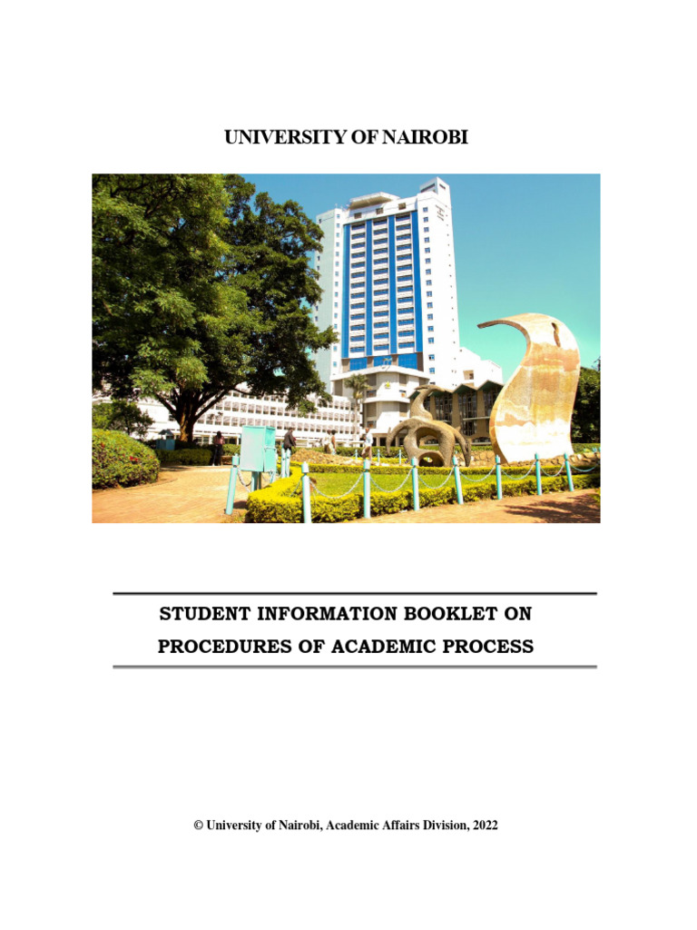 Student Information Booklet on Procedures of Academic Process April ...