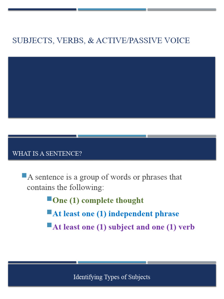 PPT Sentence Structure | PDF