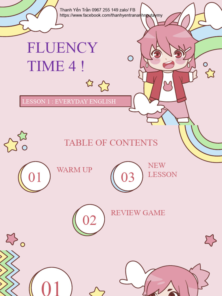 Fa 3 Fluency Time 4 Lesson 1 | PDF