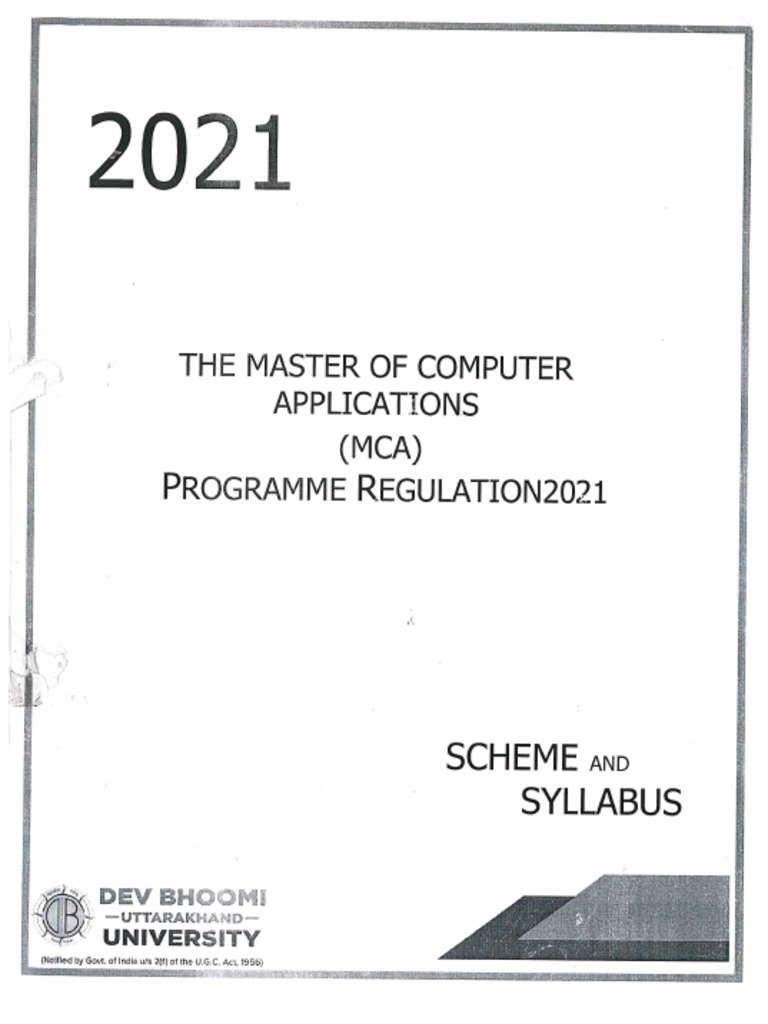 Programme-Grid-MCA | PDF