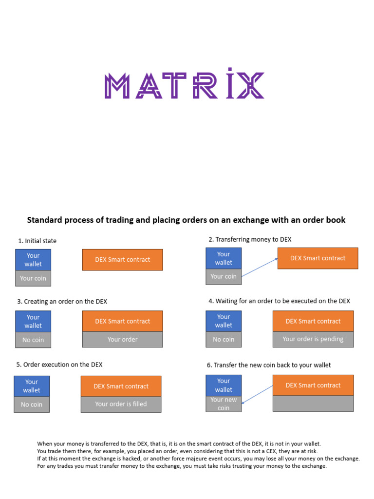 Matrix DEX Presentation 1 | PDF | Money | Market (Economics)