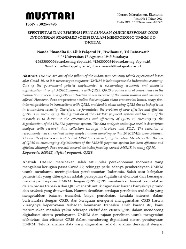 Jurnal Nanda Musytari | PDF