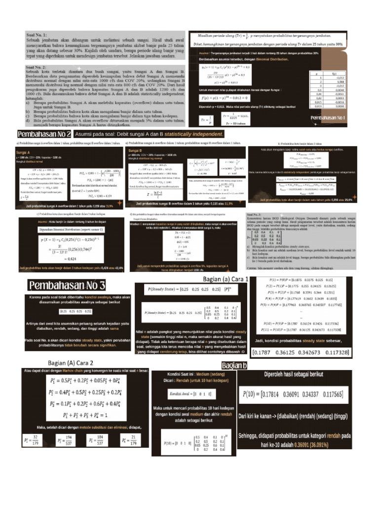 Cheatsheet Probstat | PDF