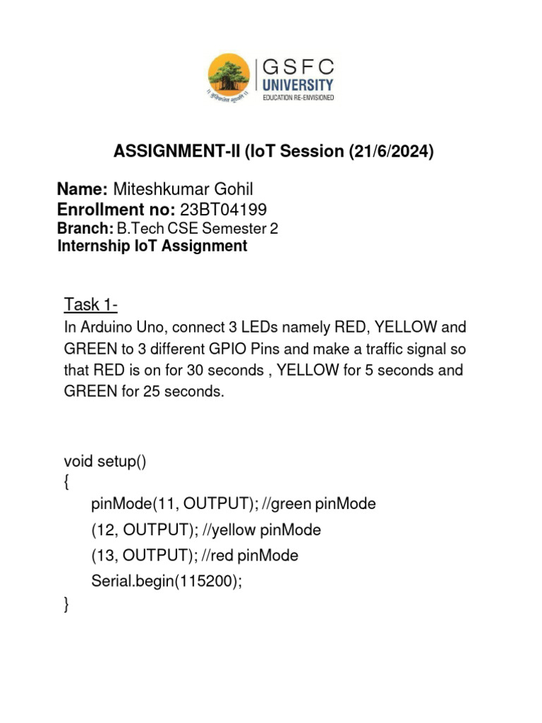 4164 IoT Assignment | PDF