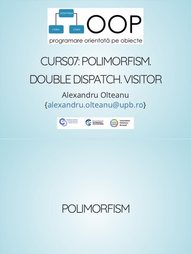 Curs 07 | PDF | Computer Programming | Software Engineering