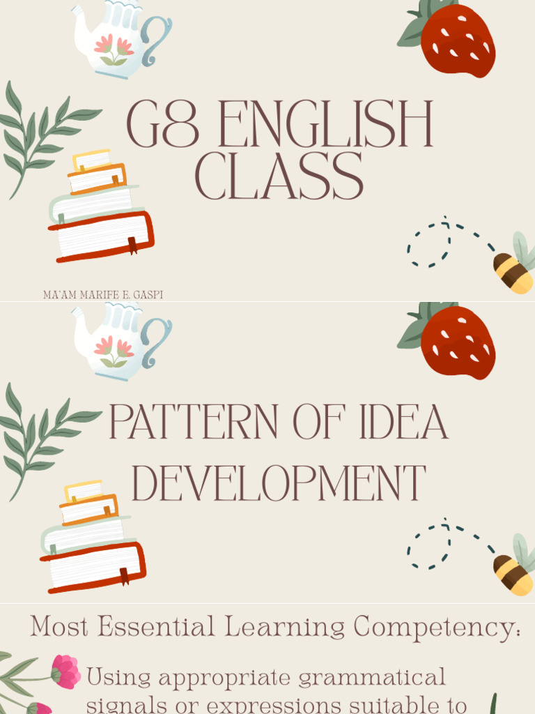 Pattern of Idea Development | PDF | Climate Change | Paragraph