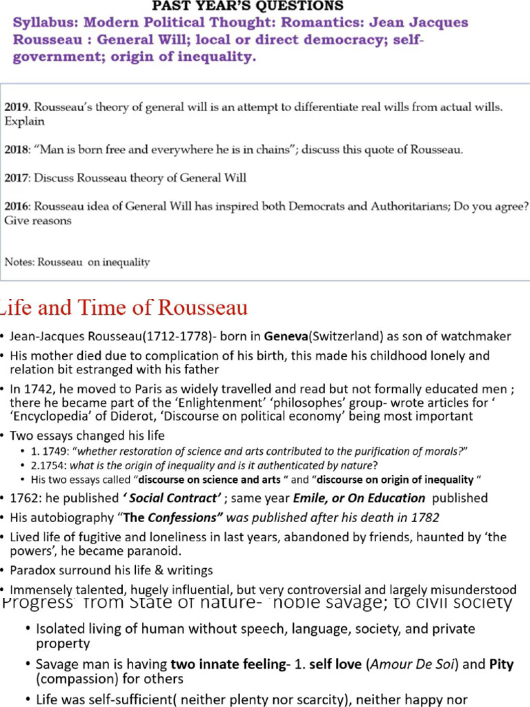 Rousseau's General Will | PDF