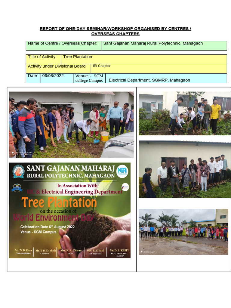 Tree Plantation 2022 | PDF