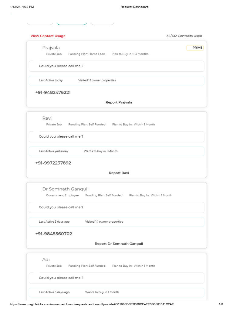 Request Dashboard | PDF | Demand For Money | Loans