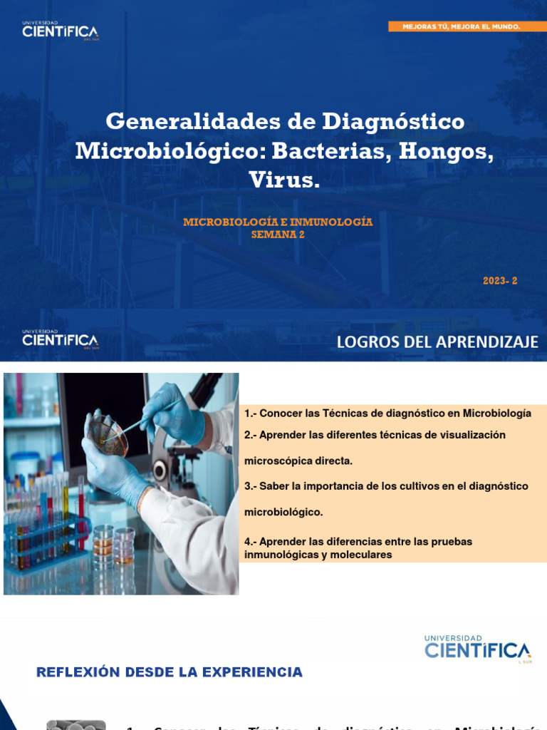 Microbiología e Inmunol-Diagnostico Microbiologico-Semana 2-16 | PDF ...