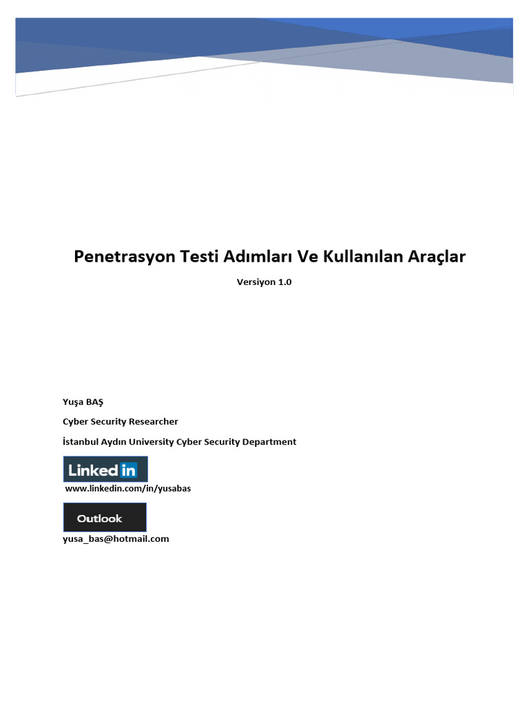 Pentesting Steps Tools | PDF