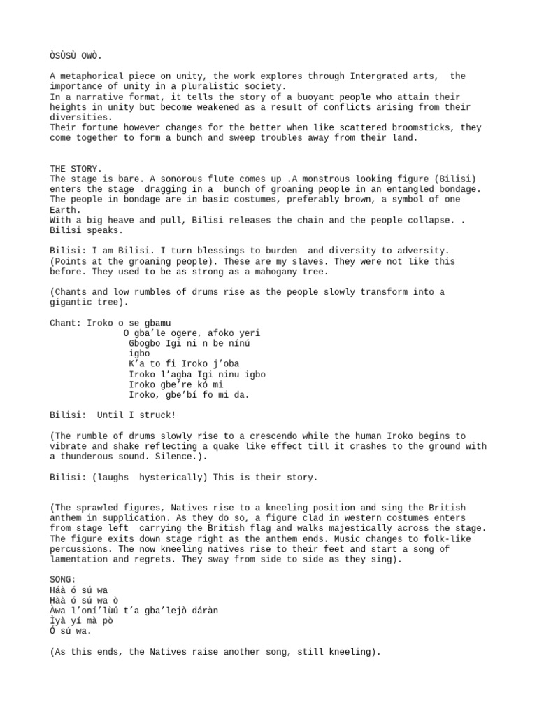 Òsùsù Owò - 1 - 2 | PDF