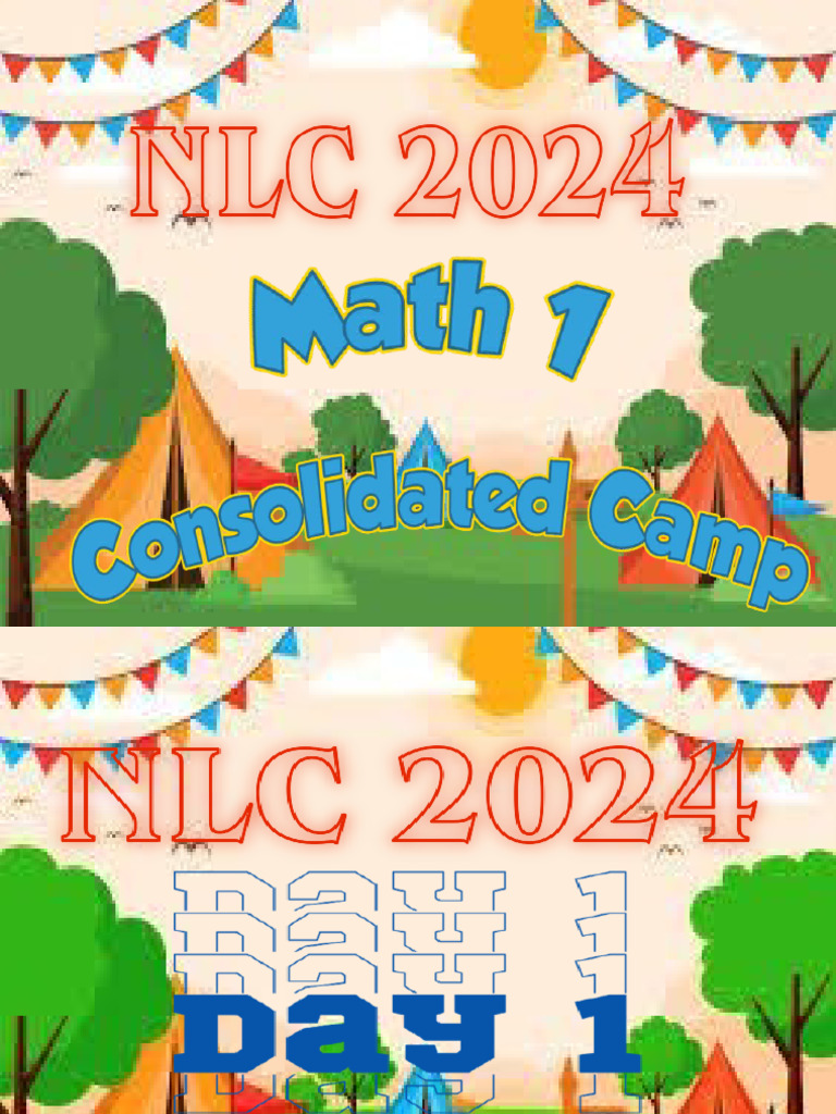 Math 1 Day 1 Conso | PDF
