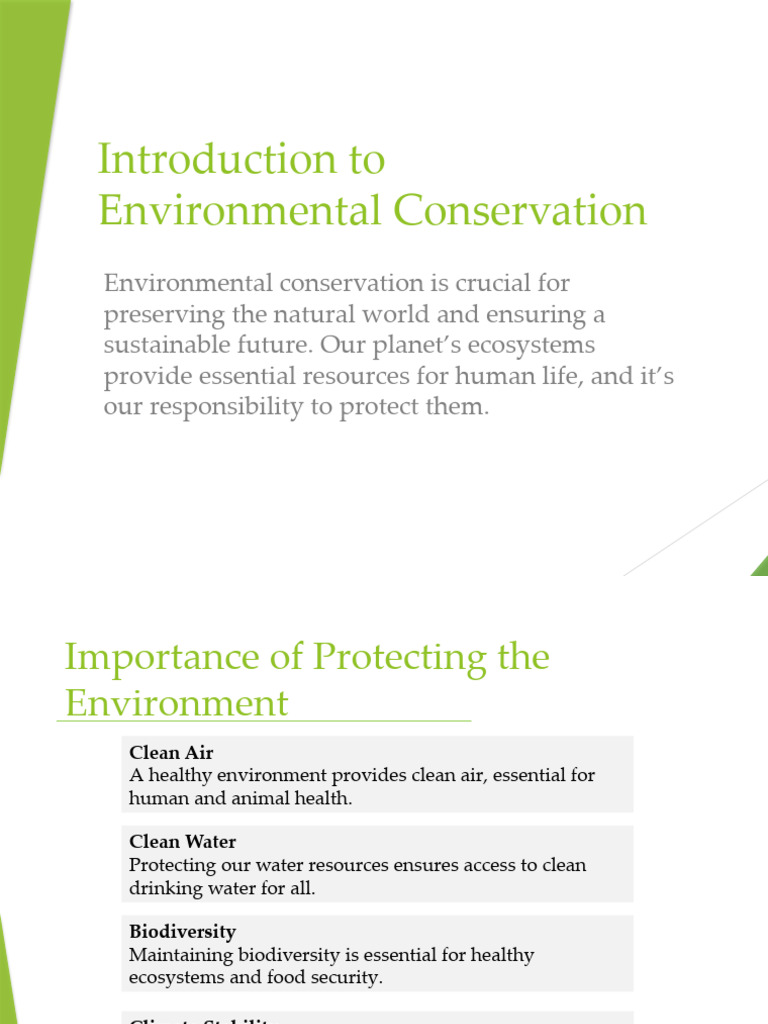 Introduction To Environmental Conservation | PDF | Climate Change | Waste