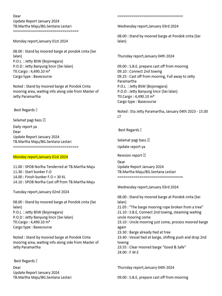 3 TB Martha Maju | PDF | Water Transport | Shipping