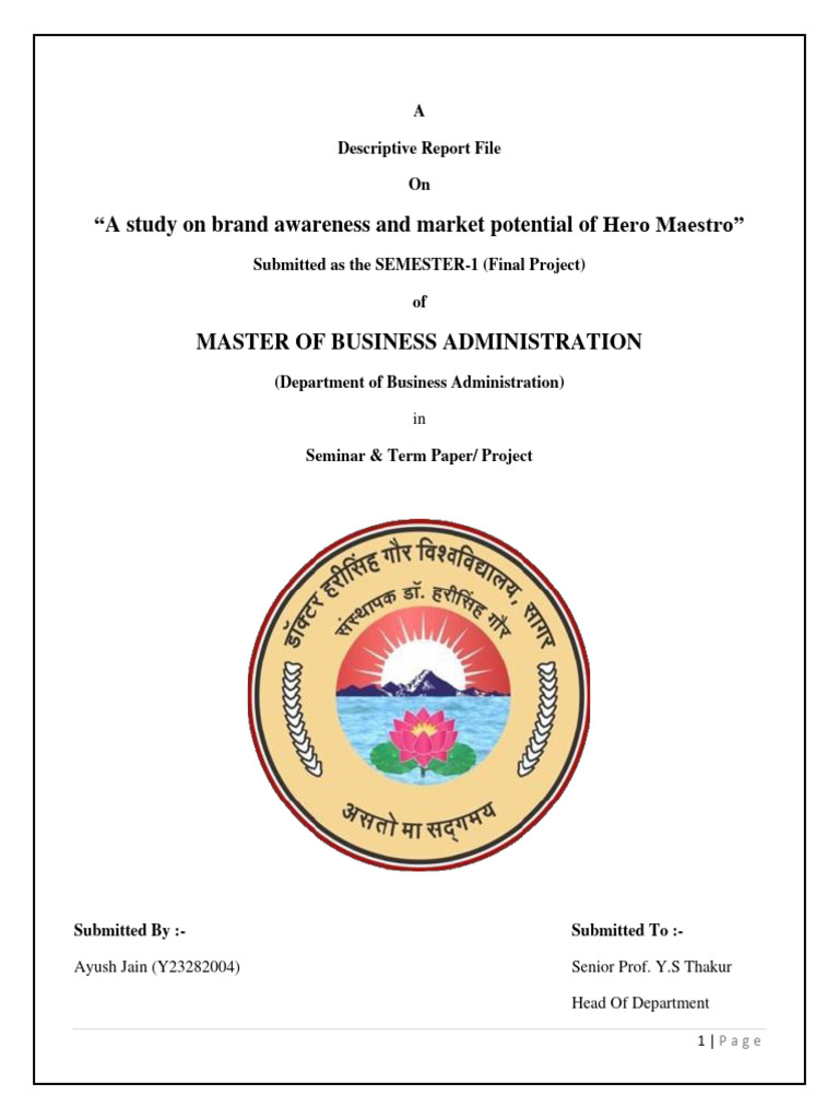 STP Project Ayush | PDF | Business