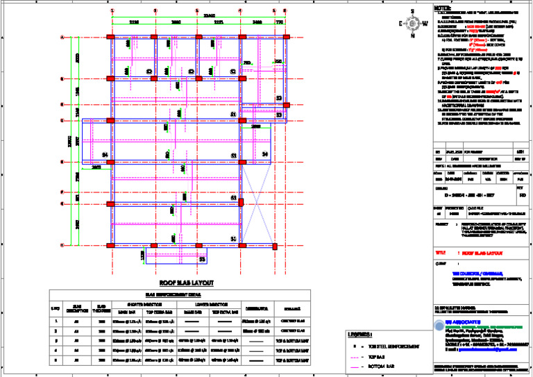 Community Hall (Roof Slab Layout) | PDF