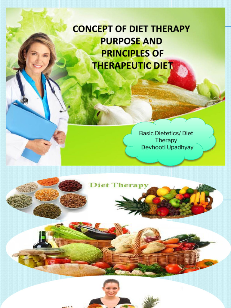 Principles of Therapeutic Diets | PDF | Nutrition | Diet & Nutrition
