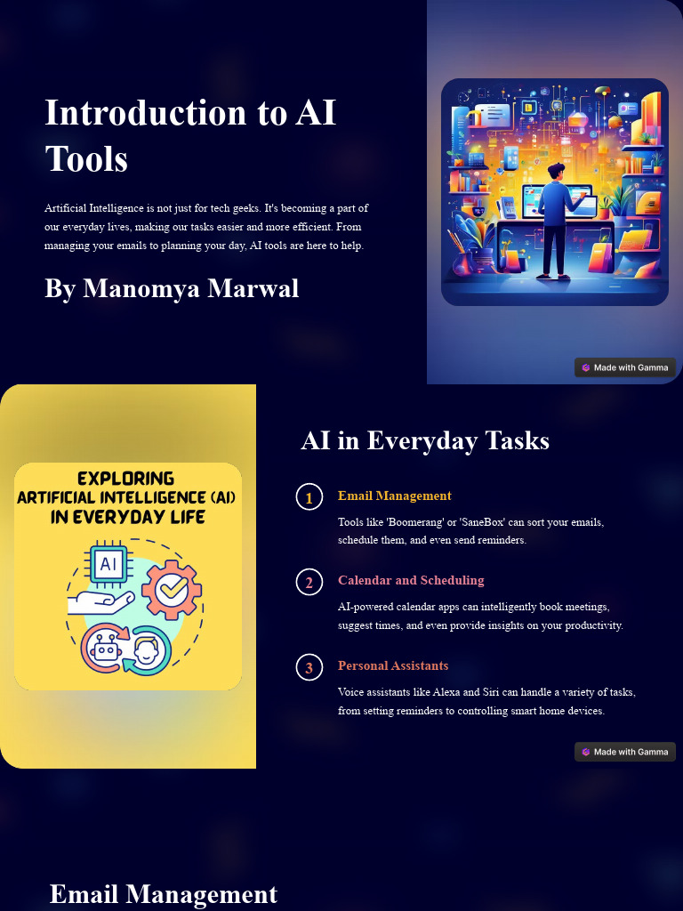 AI Tools for Everyday Productivity | PDF | Artificial Intelligence ...