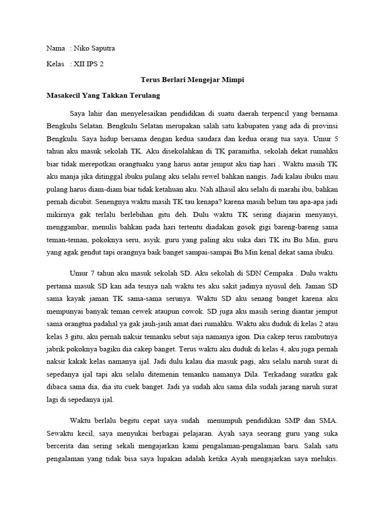 Novel Niko | PDF | Pengembangan Diri | Puisi