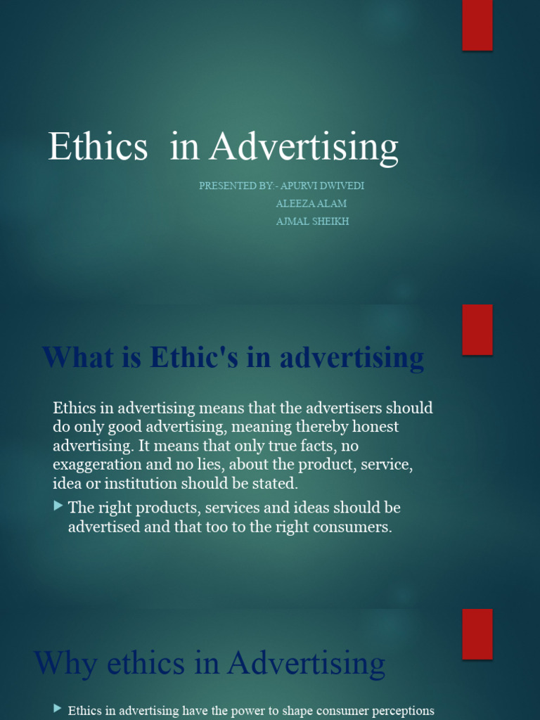 Ethics in Advertising | PDF | Advertising | Brand