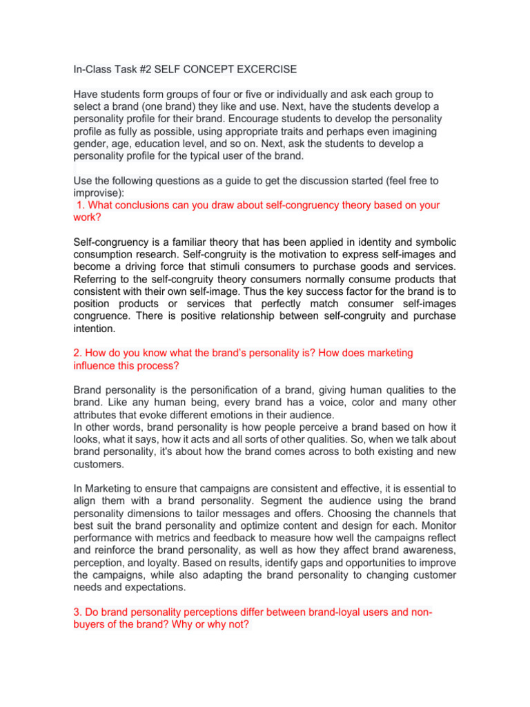 In-Class Task 02 | PDF | Brand | Marketing