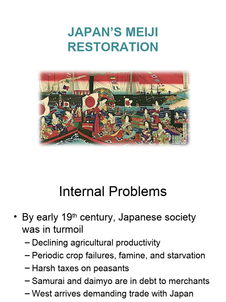 Japanese Meiji Restoration | PDF | Empire Of Japan | Japan