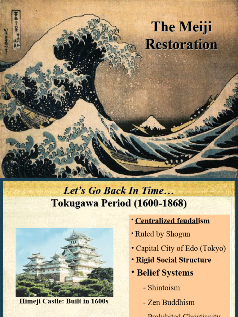 Meiji Restoration | PDF | Empire Of Japan | Shogun