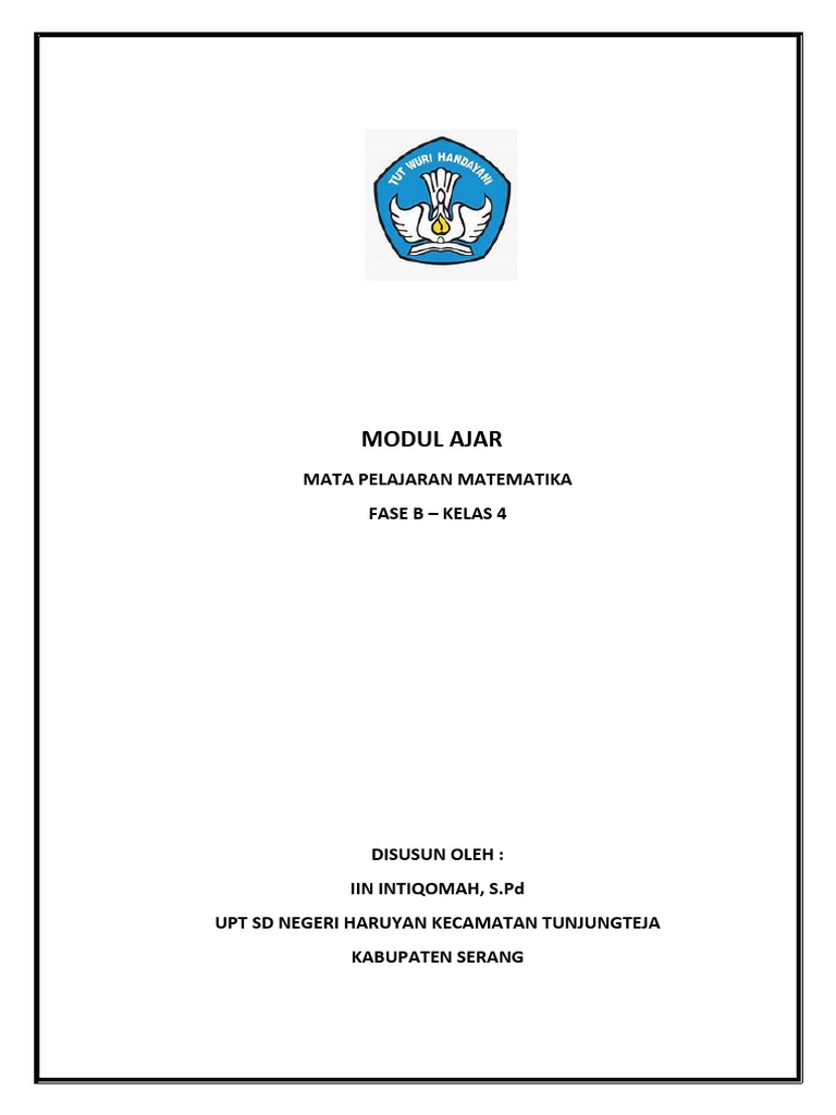 Modul Ajar Matematika - Membaca Bilangan - Fase B | PDF