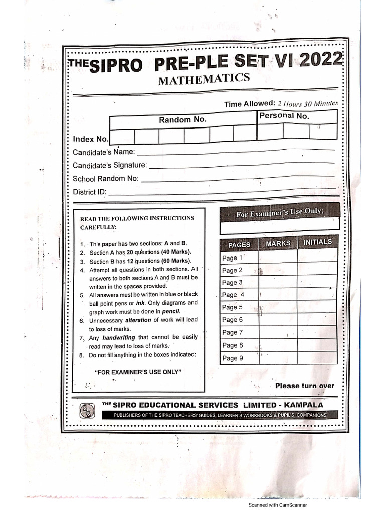 Sipro set 6 | PDF