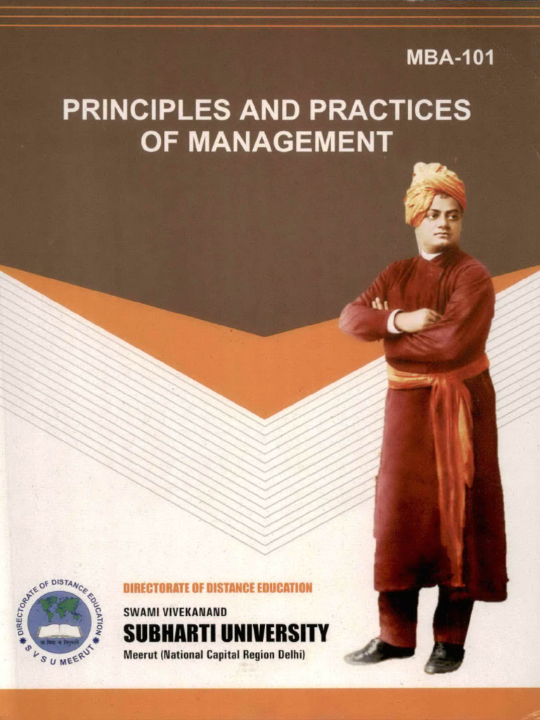 Principle and Practices of Management | PDF