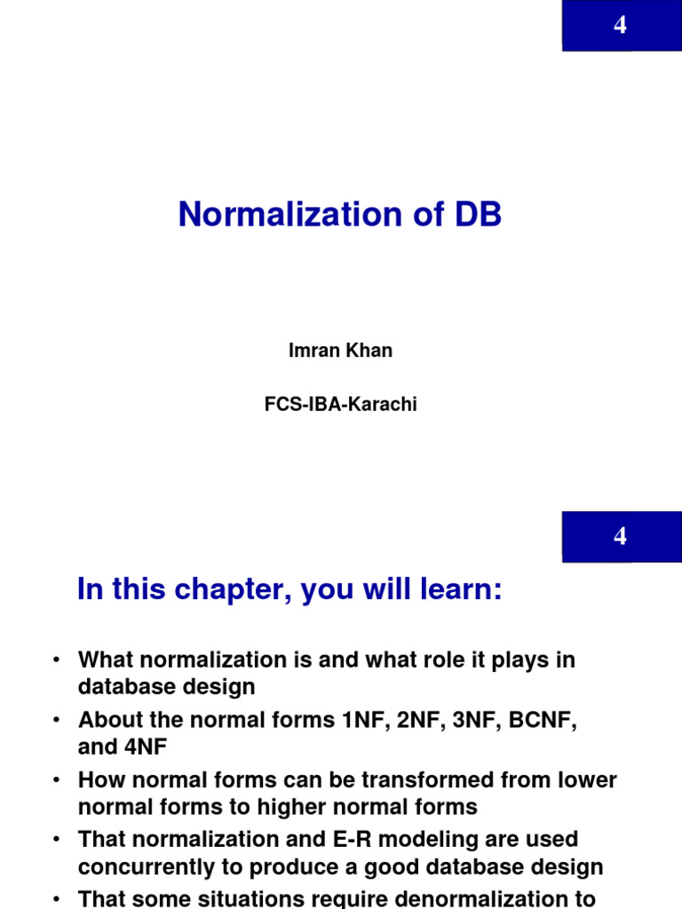 Nomlization (Lecture#1) | PDF | Data Management | Data Management Software Nomlization (Lecture#1) | PDF | Data Management | Data Management Software