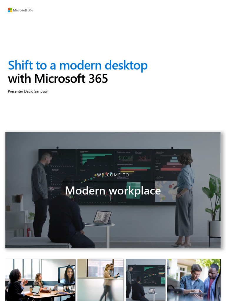 Shift To A Modern Desktop: With Microsoft 365 | PDF | Windows 10 ...