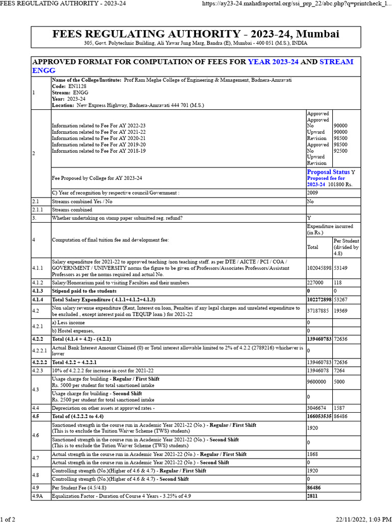 FRA Proposal | PDF | Expense | Banks