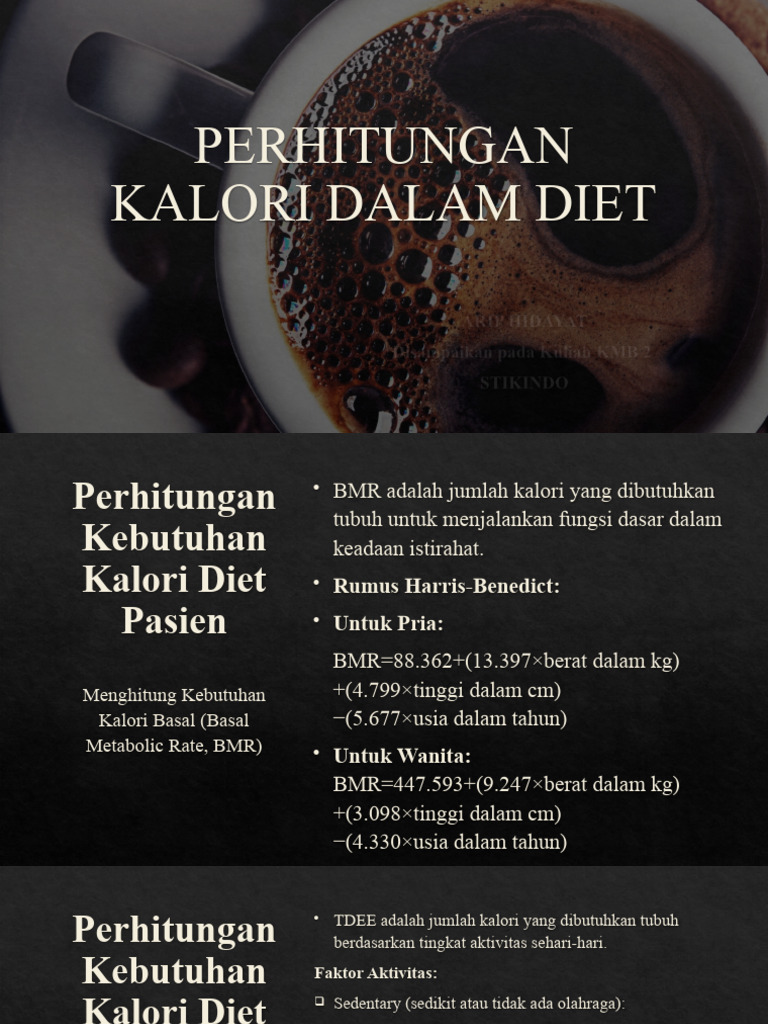 Perhitungan Kalori Dalam Diet | PDF